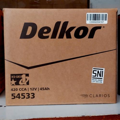 Jual Aki Hyundai Creta, Stargazer, Accu Kering Delkor MF Din 54533 45 ...