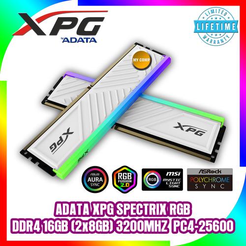 Jual Adata XPG Spectrix D35G RGB Memory DDR4 16GB 2x8GB 3200Mhz PC4-25600 Ram PC Desktop ...