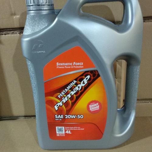 Jual OLI PERTAMINA PRIMA XP SAE20W-50 UKURAN 4LITER 4LTR UNTUK MESIN ...