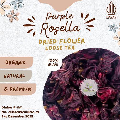 Jual PURPLE ROSELLA FLOWER INFUSED TEA / TEH BUNGA ROSELLA UNGU ...
