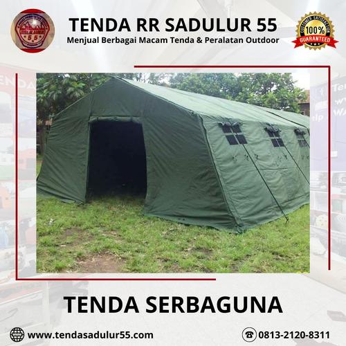 Jual tenda serbaguna posko Ukuran 6 meter x 12 meter perkemahan TNI ...
