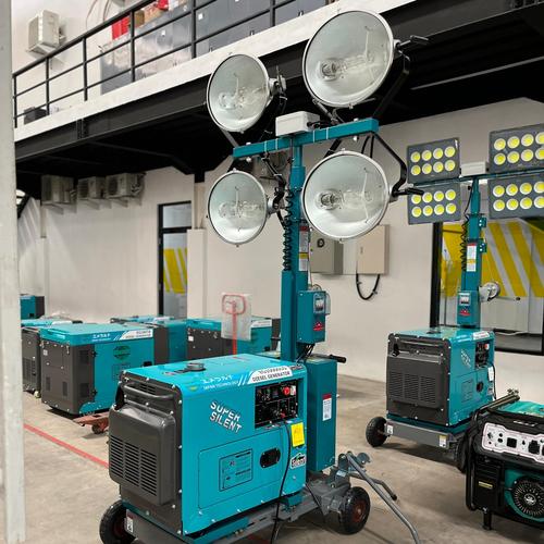 Jual Genset Tower Light - Lampu Proyek HLD 4X1000 Type LT1000M - Kota ...