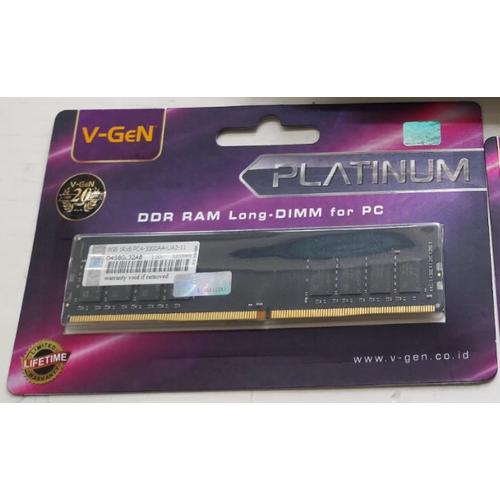 Jual Memory Ram Long-DIMM V-GeN PLATINUM DDR4 3200Mhz 8GB - Jakarta ...