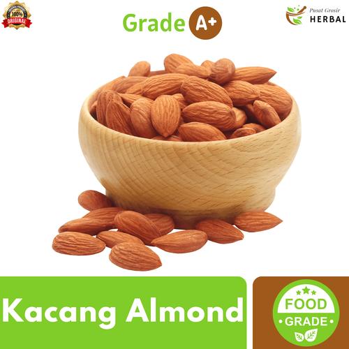 Promo Kacang Roasted Almond Panggang Siap Makan 1Kg Premium / Almon ...