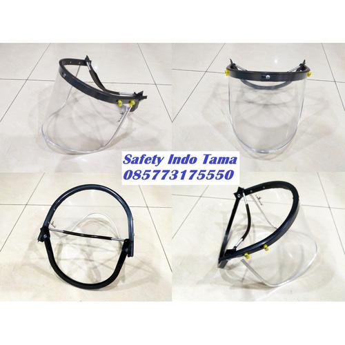 Promo Faceshield Face Shield Topeng Set Braket Visor Safety Welding Las ...