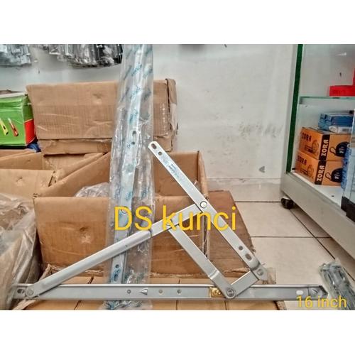 Jual Engsel casment 20 inch/penahan jendela aluminium dekkson 304 ...