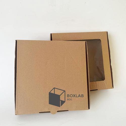 Jual Box 22x22x5 cm, Box Corrugated, Dus Pizza, Box Packaging DC 22225 ...
