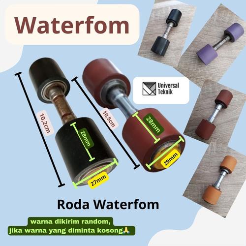Promo Roda waterfom pagar / roda bearing pagar /roda karet rel pagar ...