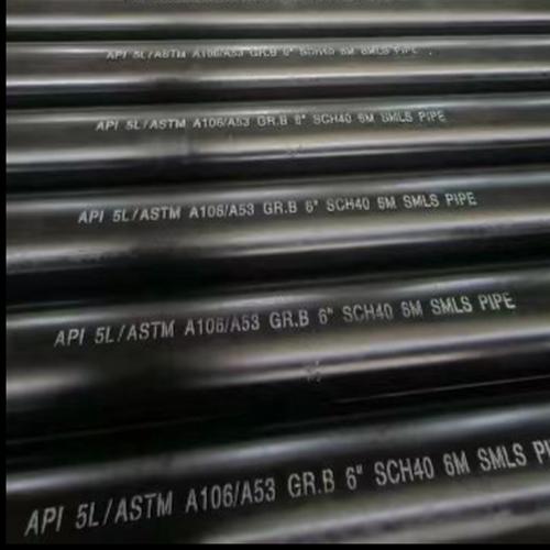Jual PIPA BESI HITAM SEAMLESS 6 INCH SCH40 X 6M / PIPE SMLS A106/A53B ...