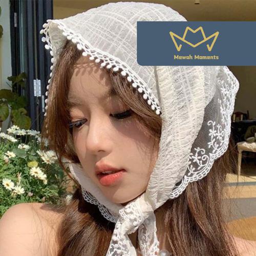 Jual Ikat Kepala Renda Segi Tiga Yang Cantik Dan Serbaguna Gaya ...