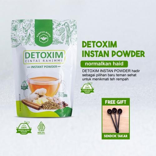 Jual INSTAN POWDER DETOXIM Detox Rahim Instan Powder/Bubuk - 110gram ...