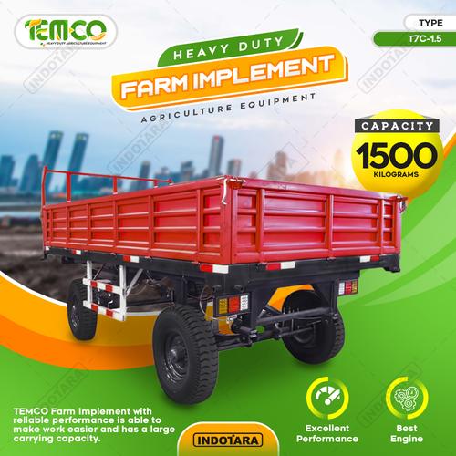 Promo Kendaraan Angkut Pertanian Farm Trailer Temco Kapasitas 1.5 Ton Cicil 0% 3x - Kab ...