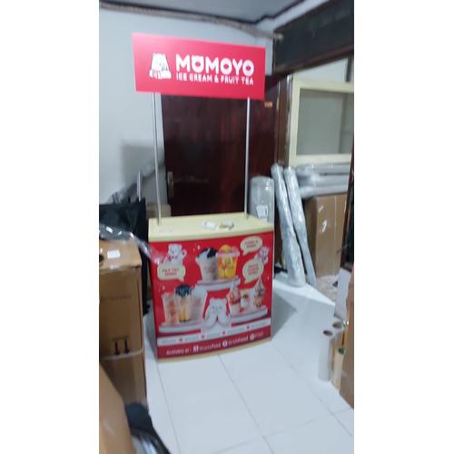 Jual Polycounter segi (with header) | meja promosi | meja jualan ...