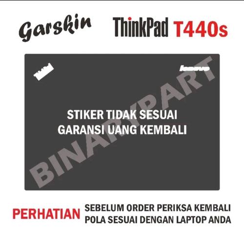 Jual Stiker garskin laptop lenovo thinkpad - T440s, Htam Mate Orcal ...