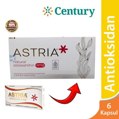 Jual ASTRIA ASTAXANTHIN 1 BOX ISI 12 TABLET / ANTIOXIDAN / SUPLEMEN ...