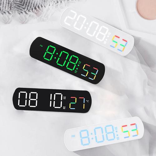 Promo JD-6639 Jam Alarm Layar LED Besar Digital Jam Alarm Elektronik ...