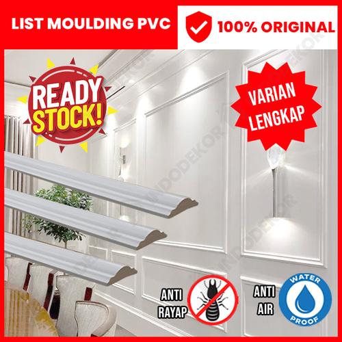 Jual List Wall Moulding PVC - List Dinding / Lis Profil Siku Plafon ...