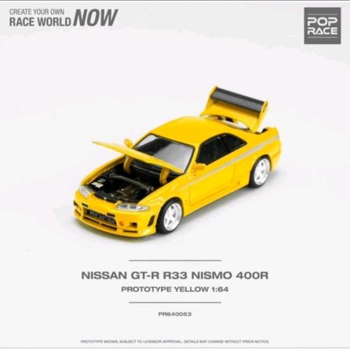 Promo POP RACE NISSAN SKYLINE GTR R33 NISMO 400R YELLOW - Poprace GT-R ...