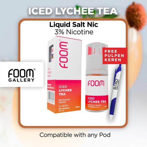 Jual FOOM Liquid Salt Nic Iced Lychee Tea - Kota Bandung - Rako Bandung ...