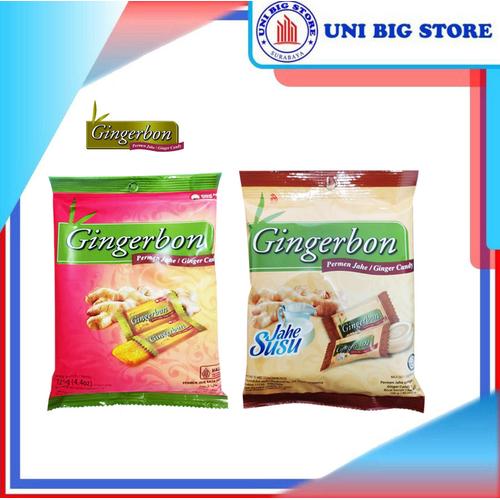 Jual Gingerbon Permen Jahe Susu Ginger Original | Milk Candy 100 gr ...