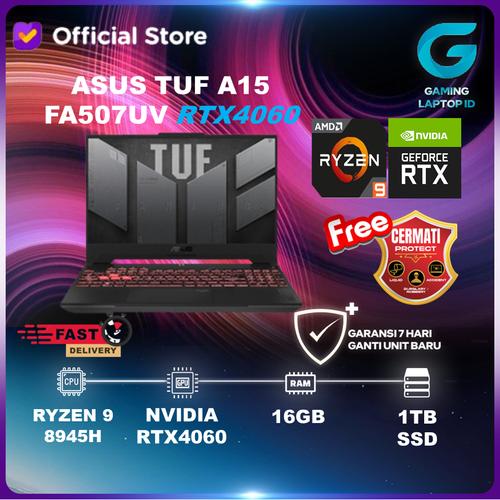 Promo ASUS TUF A15 FA507UV RYZEN 9 8945H RTX4060 16GB 1TB W11+OHS 144HZ ...