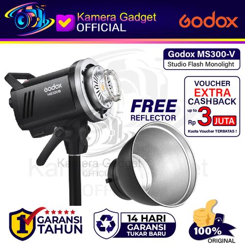Promo Godox MS300-V Studio Flash Monolight MS-300V / MS300V / MS-300-V ...
