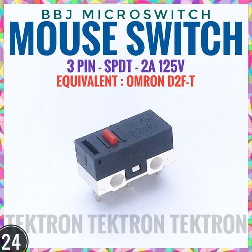 Jual BBJ MICROSWITCH MOUSE SWITCH MINI 3pin SPDT eq. Omron D2F D2FC 2A 125V - Kota Bandung ...