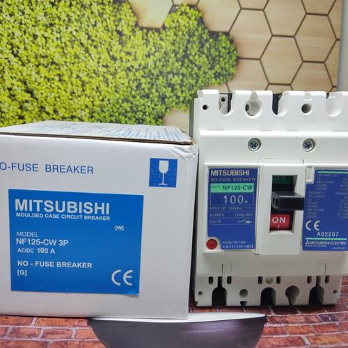 Jual MCCB NFB breaker Mitsubishi NF-125CW NF125CW NF125-CW 100A 100 A ...