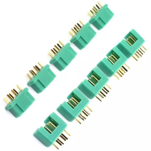 Jual 50Pair RC Multiplex Plug MPX Connector 40Amp 24K Goldplated pin ...