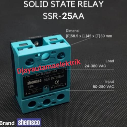 Jual Solid State Relay SSR-25AA 25A - Jakarta Pusat - DJAYA UTAMA ...
