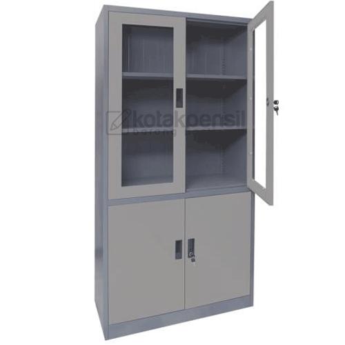 Jual Lemari Arsip 2pintu - Rak Buku Besi 80cm - Arsip Kantor - Rak File ...