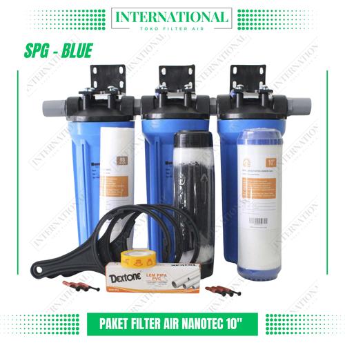 Promo Paket Filter Air 10" 3 tahap SPG / Filter Air Kuning /Filter Air ...