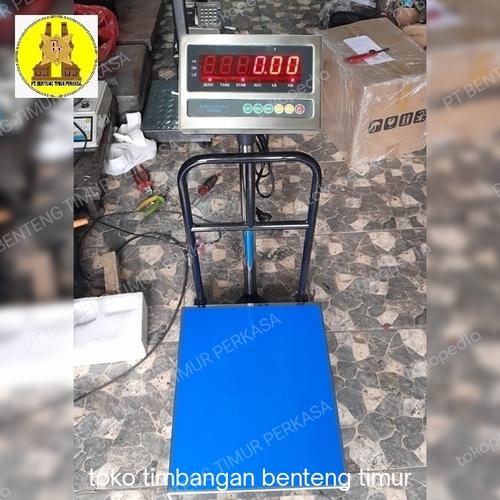 Jual timbangan duduk plat stainless Sonic SP320S kap 100kg.300kg.500kg.750k - 150kg - Kota ...