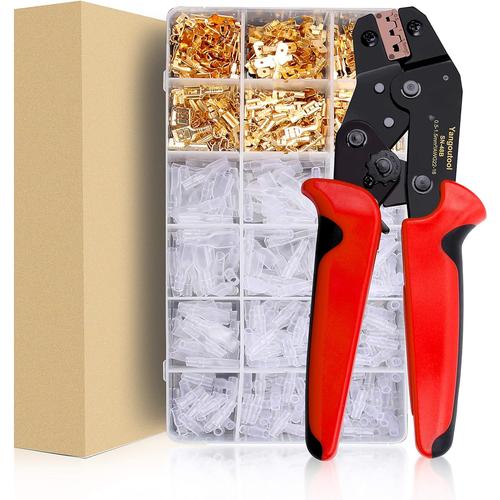 Jual Set Skun Gepeng Crimp Konektor Terminal Insulated Connector Male ...