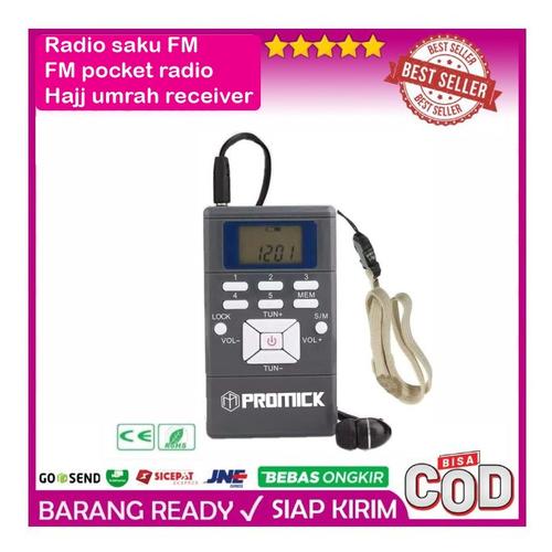 Jual Radio Mini FM Digital Receiver DSP plus Earphone - Headset Standar ...