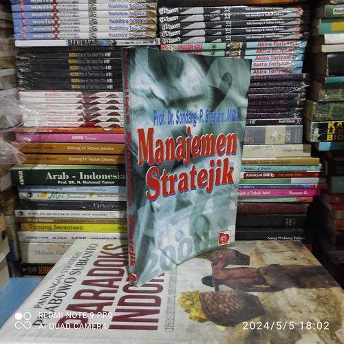 Jual Buku Original Manajemen Stratejik Prof Dr Sondang P Siagian, MPA Bekas - Kota Depok - ABC ...