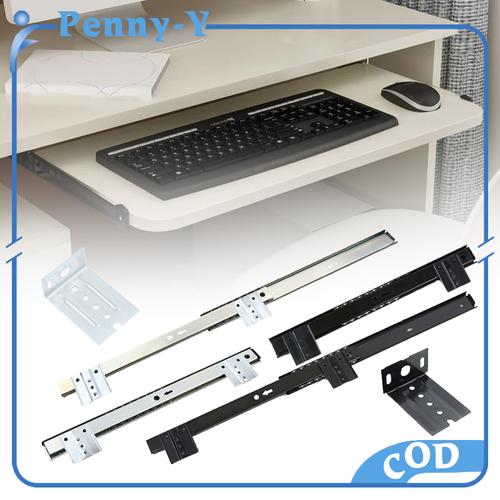 Jual 1set Rel Keyboard Tray 27mm Rel Tempat Keyboard Rel Laci Keyboard ...