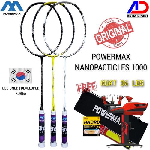 Jual Raket Badminton Powermax NANOPACTICLES 1000 Original Raket ...