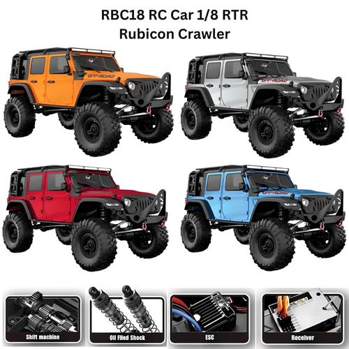 Jual RBC18 RC Car 1/8 RTR Rubicon Crawler / RC Car 4WD / RC Crawler ...