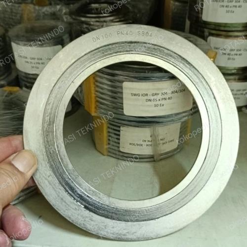Jual SWG STAINLESS 304 / Spiral Wound Gasket SS304 PN40 SIZE 22" INCH ...