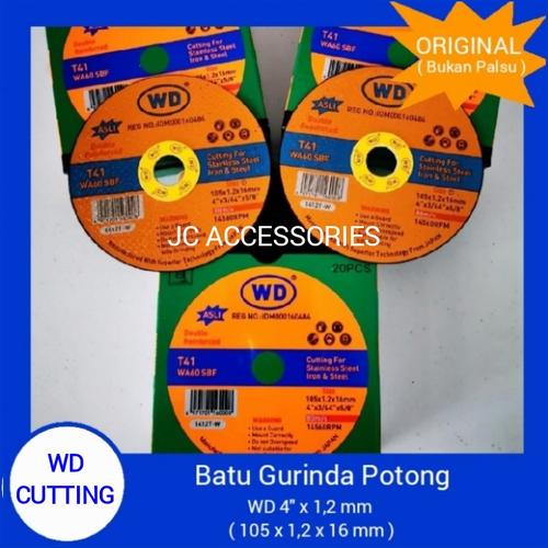 Jual WD CUTTING 4 x 1,2 mm BATU GERINDA GURINDA BATU POTONG BESI 4 x 1. ...