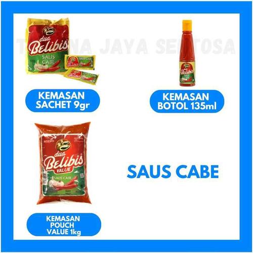Jual Dua Belibis Saus Sambal Cabe Saos Tomat Sachet Botol Pouch Ori ...