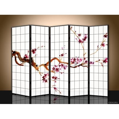 Jual Sketsel Partisi Sakura Jepang 6 Panel Pembatas Ruang - Kota ...