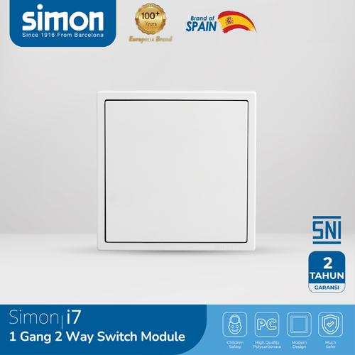Jual SIMON i7 1 Gang 2 Way Switch Module / Saklar listrik / Saklar on ...
