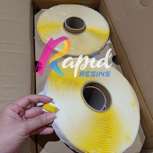 Jual Butyl Rubber Sealant Tape Kuning 150C Gum Vacuum Sealant Lem Dodol ...