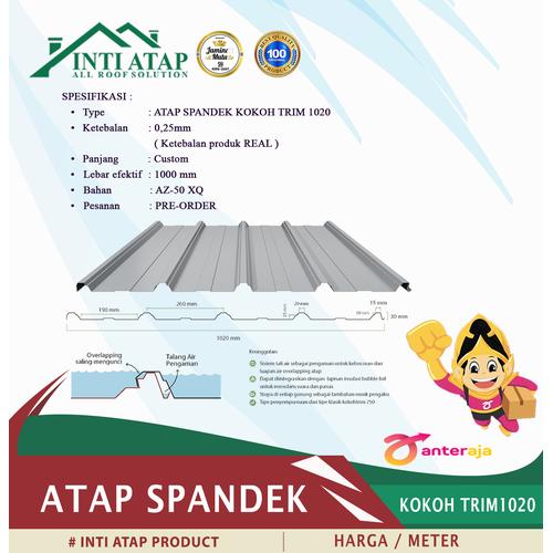 Jual Inti Atap Spandek Berbahan Aluminium dan Seng - Kab. Tangerang ...