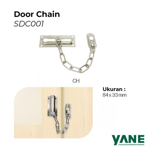 Jual grendel / gerendel rantai/ slot pintu / Door Chain SDC001 86 x 33 ...