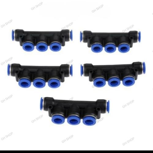Jual MPK 6 FITTING MANIFOLD / FITTING PNEUMATIC 5 LUBANG SELANG 6MM PK ...