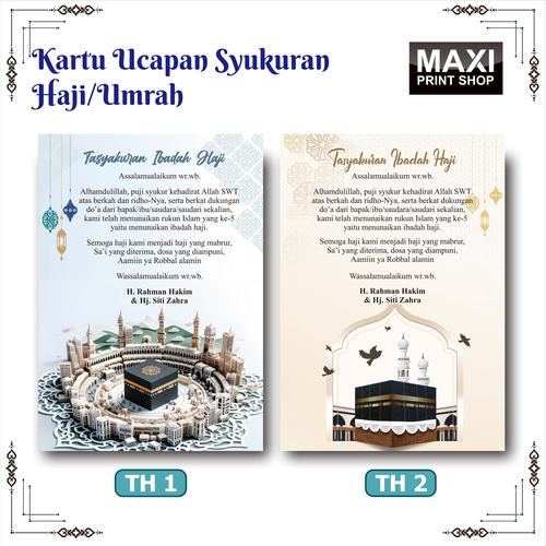 Jual Kartu Ucapan Syukuran Haji atau Umrah - Kota Tangerang Selatan ...