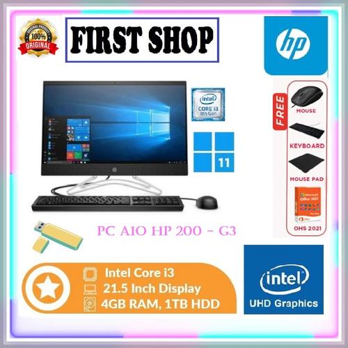 Jual PC AIO HP 200 G3 Intel Corei3 - 8130U Ram 4GB HDD 1TB Windows 11 ...